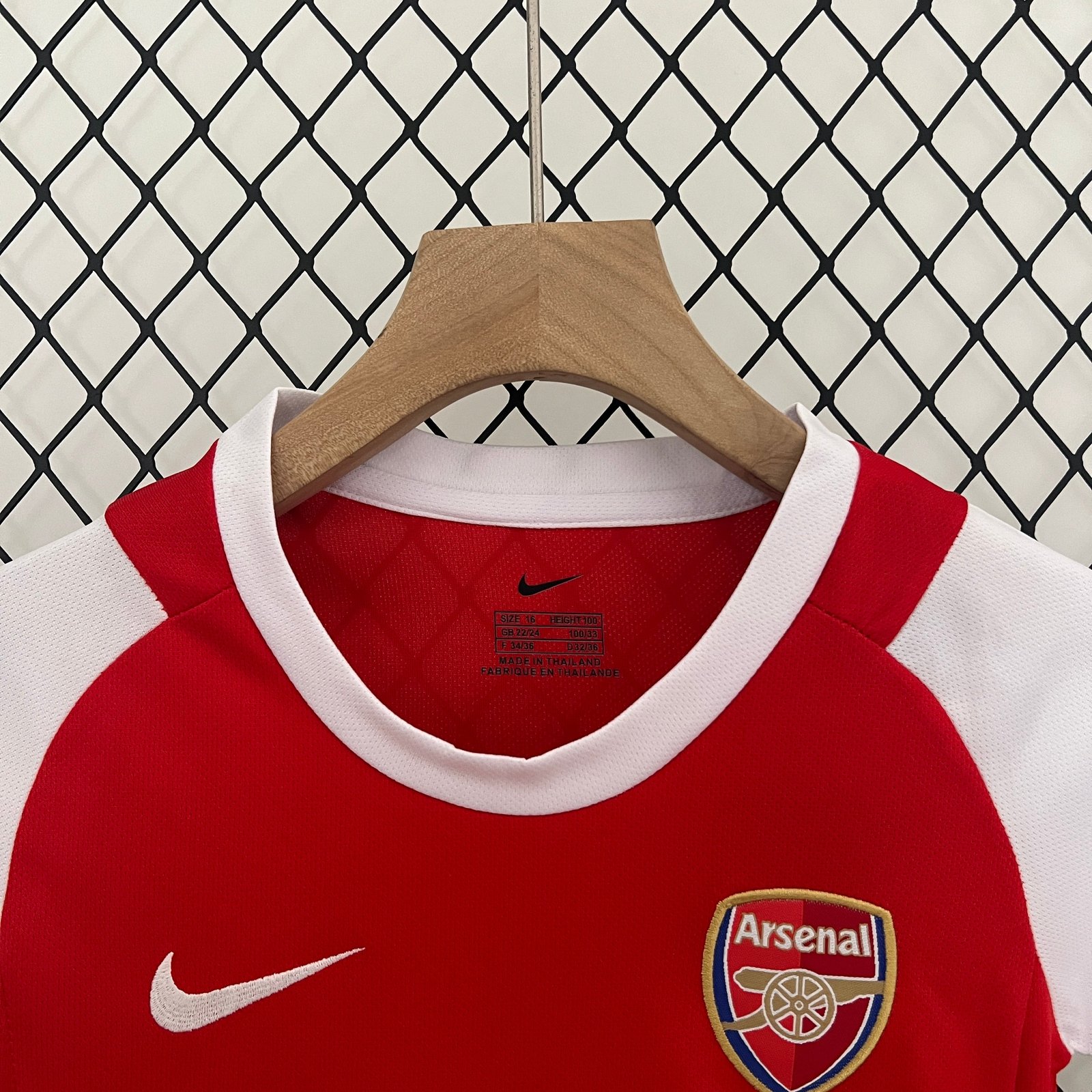 CAMISETA PRIMERA EQUIPACIÓN ARSENAL 2002/04 INFANTIL – Camisetas South